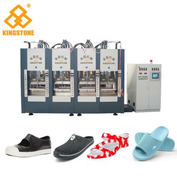 Quality Single Color EVA Foam Injection Molding Machine , Chappal Making Machine for sale