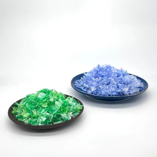 Quality Eco-Friendly RPET Flakes Recycled For Bottle Making for sale