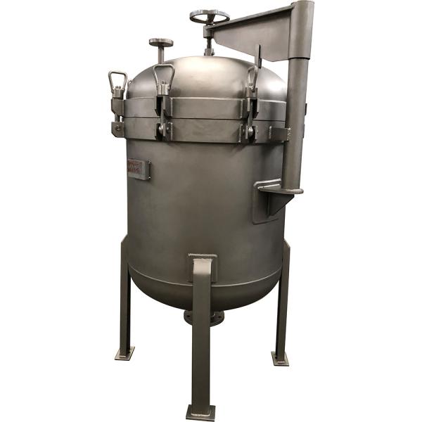 Quality DL4P2S Stainless Steel Vertical Industrial Bag Filters With PP Filter Bag for sale