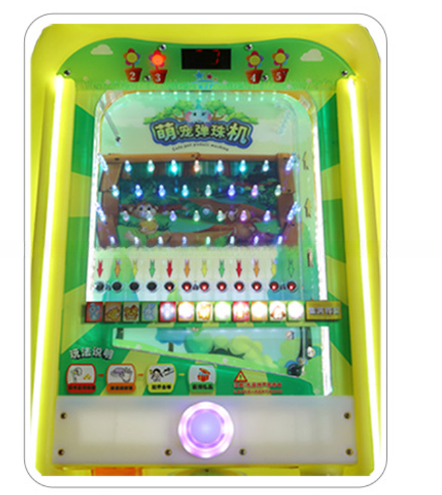 Game play action with balls in scoring circles