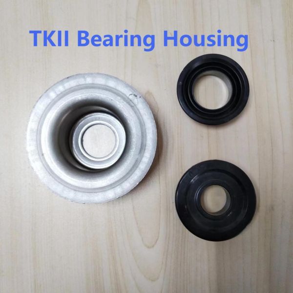Quality Mining Belt Conveyor Roller Idler Steel Bearing Housing With 2 Labyrinth Seals Kits for sale