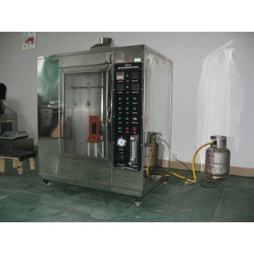Quality Conveyor Vertical Fire Testing Machine / Flammability Test Chamber ISO340 for sale