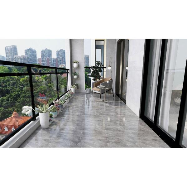 Quality 400x400mm Gray Ceramic Rustic Tile AAA Grade Indoor Flooring for sale