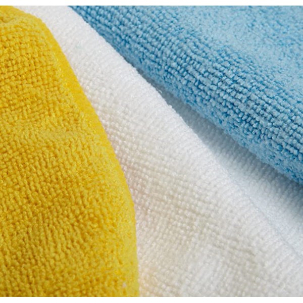 Quality 90% Polyester 28cmx38cm Yellow Car Cleaning Cloth for sale
