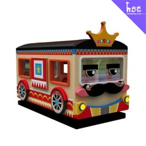 Quality Customizable Indoor Soft Play Bus for Kids with LED Lights for sale