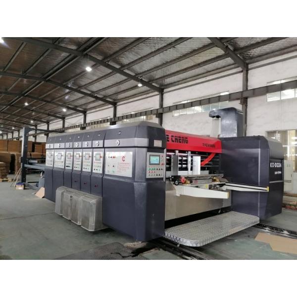 Quality Slotting Die Cutting 800*1900mm Top Printing Printer Gluer Inline for sale