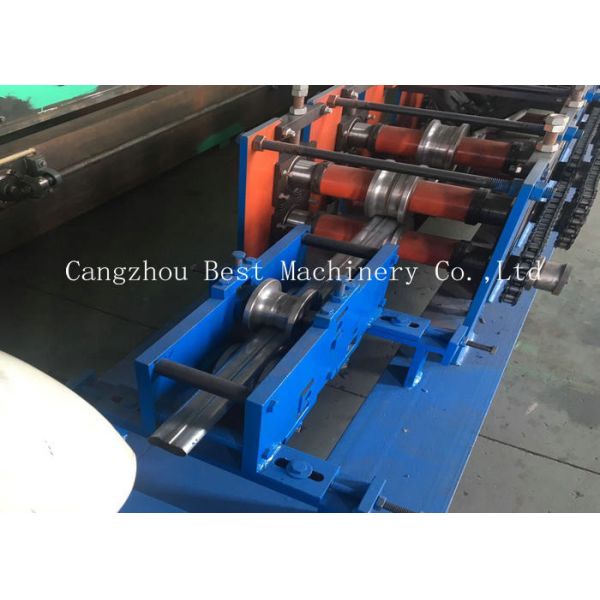 Quality Customized Oval Duct Pipe Roll Forming Making Machine 380v 4.5kw Power for sale