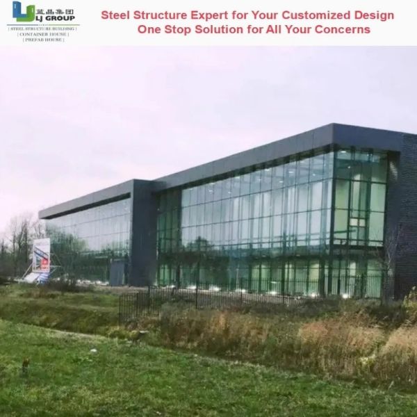 Quality Fireproof Steel Structure Building Rigorous Inspection Precision Manufacturing for sale