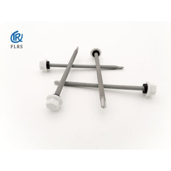 Quality Hex Nylon Flange Head Self Drilling Steel Screw High Grade Anticorrosive Coating Surface for sale