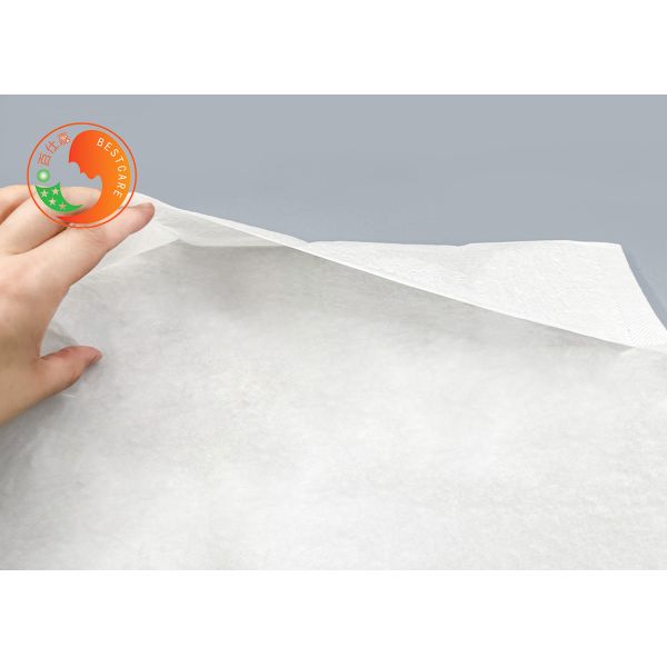 Quality Disposable Paper Bibs For Adults Single Use Sanitary Portable Adjustable Neck for sale