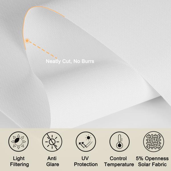 Quality Polyester And PVC Window Indoor Horizontal Jacquard Polyester Roller Sunscreen for sale