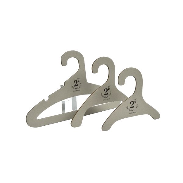 Quality 7inch  9inch 12inch Paper Baby Hangers Baby Clothes Cardboard Hook Customized Color for sale