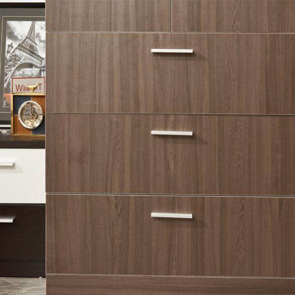 Quality Indoor E1E0 PVC Wardrobes Closets Corner Wardrobe Closet For Home for sale