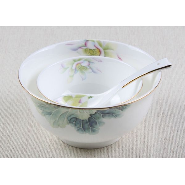 Quality OEM ODM Luxury 45% Bone China Dinnerware Set 45 Pieces for sale
