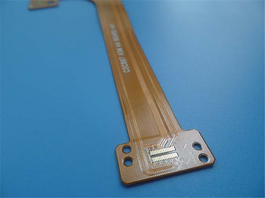 Quality Multilayer flexible PCBs Polyimide PCBs Printed Circuit Gold FPC with 0.25mm for sale