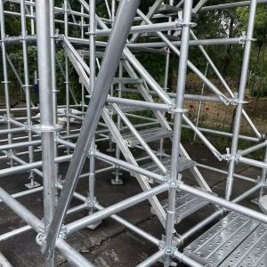 Quality Efficient Ringlock System Scaffolding 2 Years Vertical Adjustment ≤±3° ≤30kg/m2 for sale