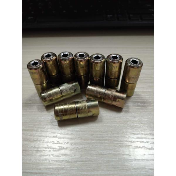 Quality Golden Flat Oil Nozzle Mini Excavator Spare Parts for sale