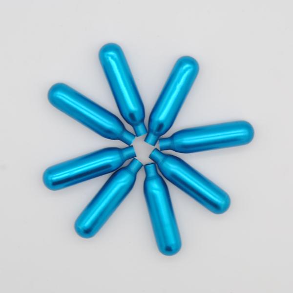 Quality Steel N2O Cream Whipper Chargers ISO9001 Blue Nitrous Oxide N2O for sale