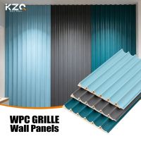 Quality Modern Indoor & Outdoor Wood PVC Composite WPC Wall Panel For Hotel Applications for sale