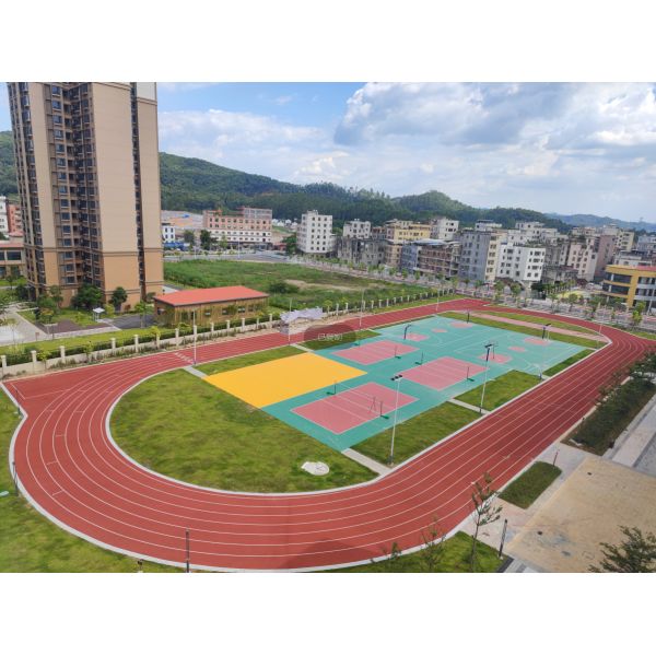 Quality All-Weather Performance Full Pour Polyurethane Plastic Runway With High Friction for sale