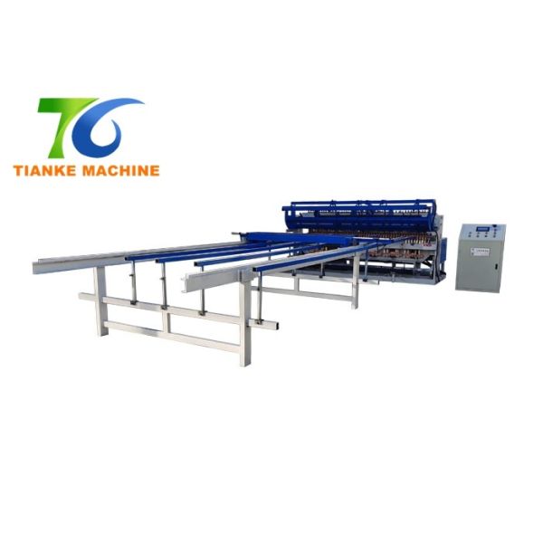 Quality PLC 6mm Wire Fence Making Machine 300mm Mesh Panel Welding Machine for sale