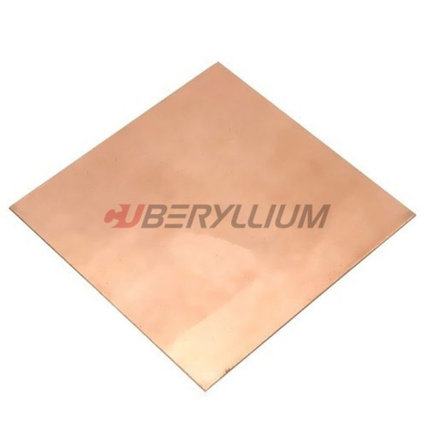 Quality UNS C17200 Alloy 25 Beryllium Copper C172 Sheet Metal Plate 1mmx200mm for sale