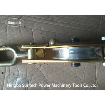 Quality Aluminum Sheave Hositing Tackle Transmission Line Stringing Aluminum Pulley for sale