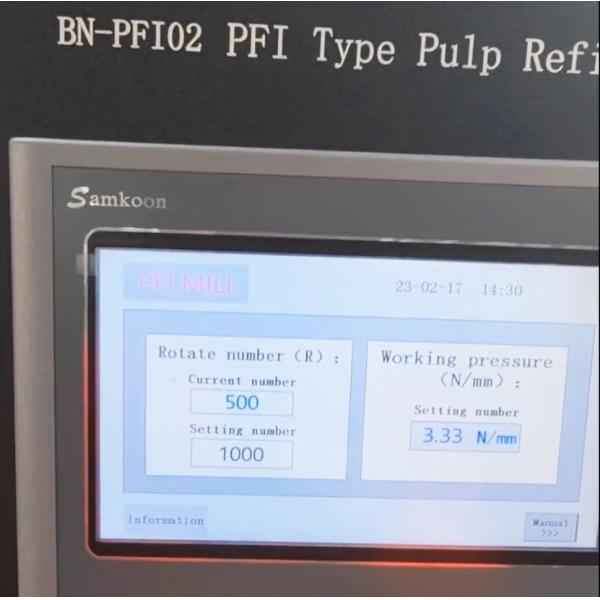 Quality Electronic Automatic PFI Type Laboratory Pulp Refiner PFI Mill for sale