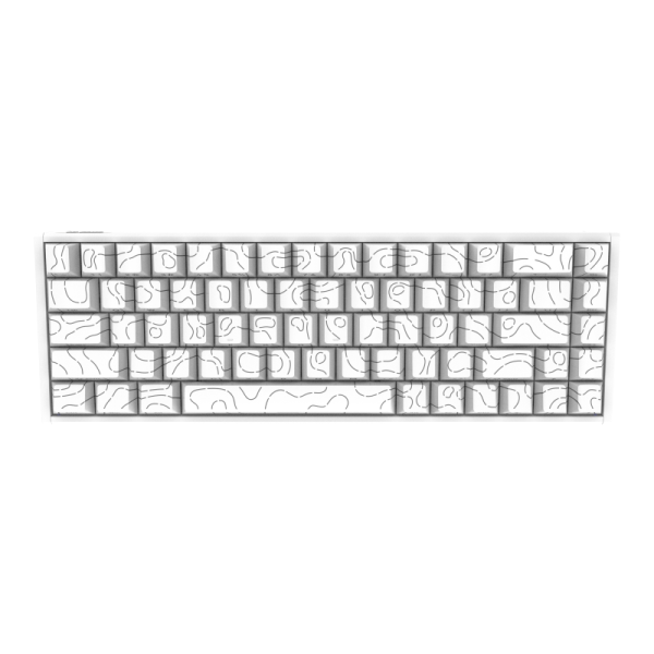 Quality Full Size Magnetic Axis Keyboard with OEM Keycap Profile and ABS Keycap Material for Enhanced Typing Experience for sale