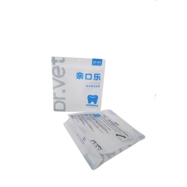 Quality Side Flat Bottom Moisture Proof Square Transparent Holder Up Packaging Pouches for sale