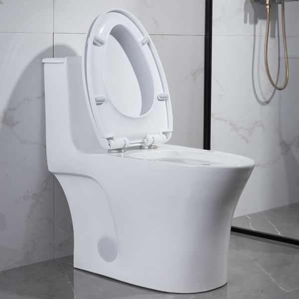 Quality Round One Piece Skirted Toilet Comfort Height Elongated 28” for sale