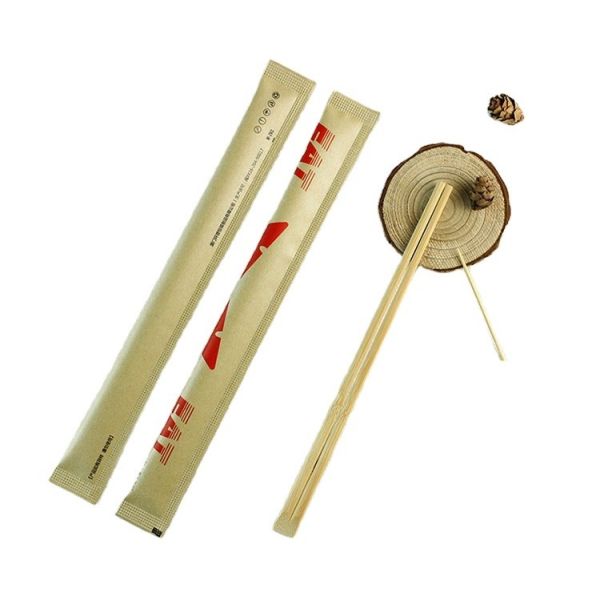 Quality Reasonable Custom Logo Bamboo Chopsticks for Fast Food Services from Commercial Importe for sale