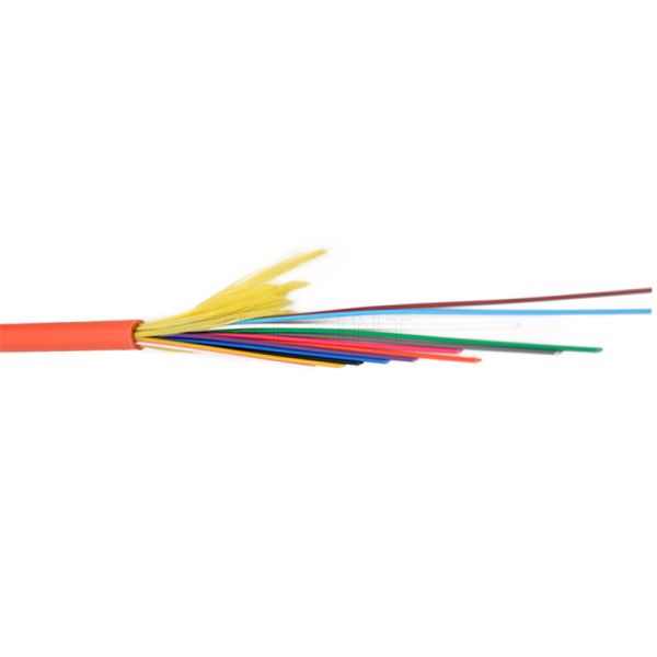 Quality GJFJV Indoor Multimode Fiber Optic Cable FTTH 4 6 8 12 Core for sale
