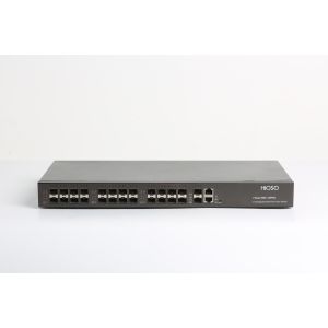 Quality Black Simple Structure CCC Certification Multimode Fiber Switch 28 Ports for sale