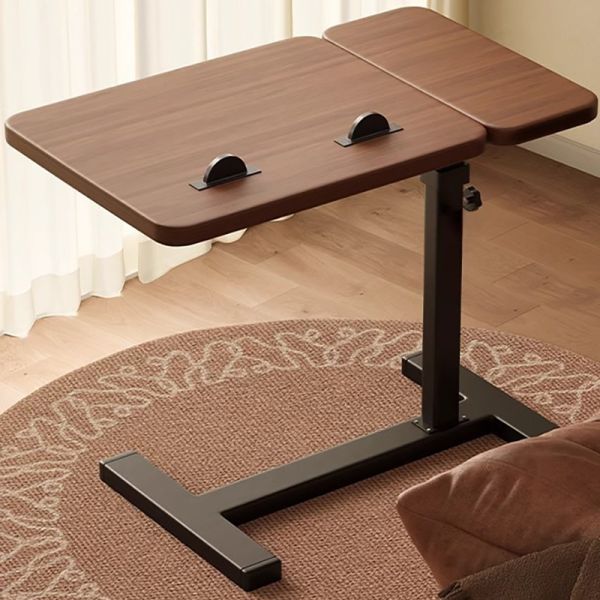 Quality Overbed Table Mobile Computer Desk, Adjustable Height, Laptop Cart C Shaped Side for Sofa Bedroom Living Room for sale