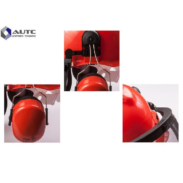 Quality Metallurgy PPE Safety Helmet , Industrial Safety Helmet With Face Protection for sale