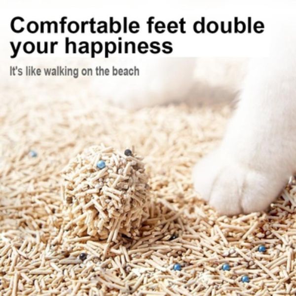 Quality Tofu Bentonite mixed litter Strong Agglomeration Flushable Mixed Cat Litter for sale