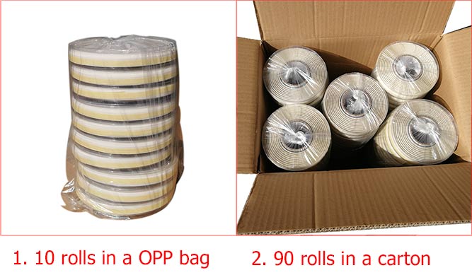 Package​ of  Fiber Filament Edge Cutting Tape