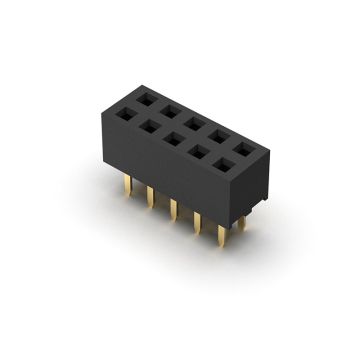 Quality Female Header Connector 2.00mm Dual Row Dip TYPE 2*2PIN To 2*40PIN H=4.30mm for sale