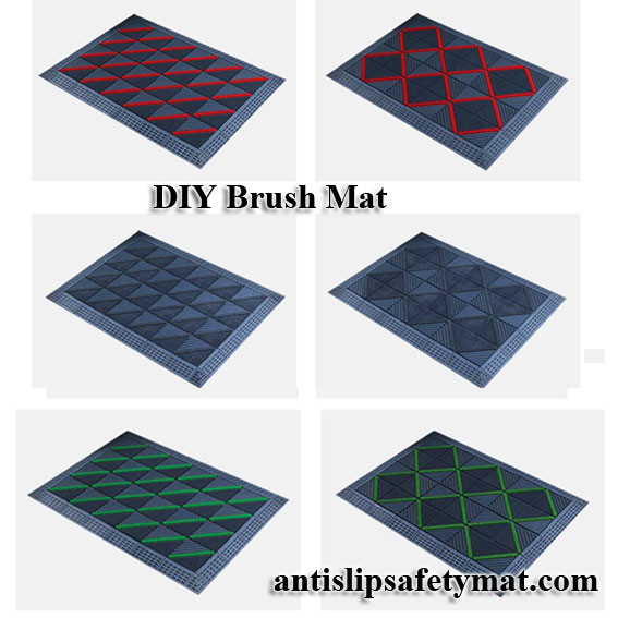 Quality 15cm×15cm Anti Skid DIY Interlocking Nylon Grid Mat For Rugs for sale