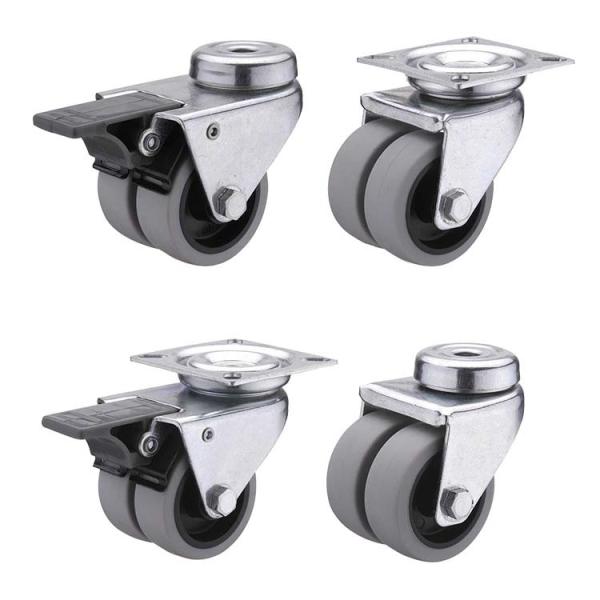 Quality 3inch TPR Rubber Casters for sale