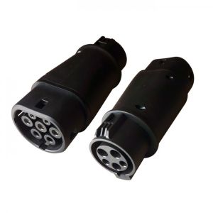 Quality 32A 7.2kW Type 1 To Type 2 EV Adapter Cable 32A IEC 62196-2 for sale