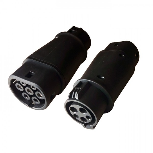 Quality 32A 7.2kW Type 1 To Type 2 EV Adapter Cable 32A IEC 62196-2 for sale