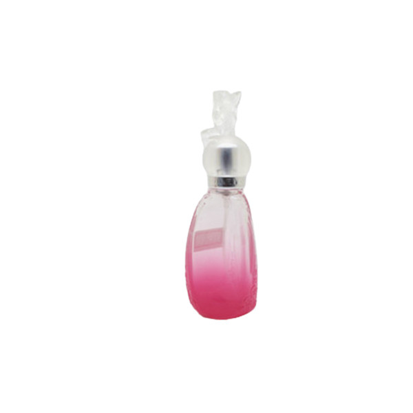 Quality Engraving Surface Refillable Glass Perfume Bottle , Glass Perfume Round Bottle for sale