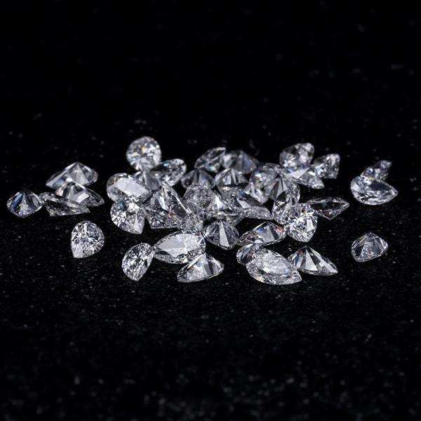 Quality Round Cut Lab Grown Loose Melee Diamonds HPHT 1.6x1.8-6.8x7.2mm 0.01 To 0.68ct for sale