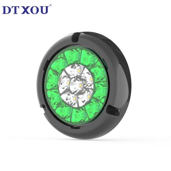 Quality 16pcs LED Chips Waterproof Sealing Light for Universal 4 Inch Round Trailer Tail Lights for sale