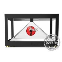 Quality Super Big 360 Degree 3d Hologram Pyramid Showcase With USB 80W Power Consumption for sale