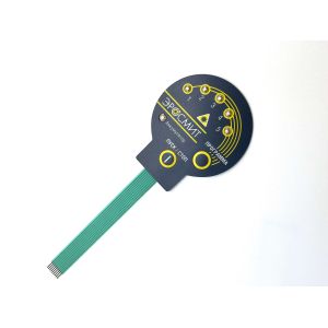 Quality Emboss Type Waterproof Flexible Membrane Switches LED Light For Testing for sale