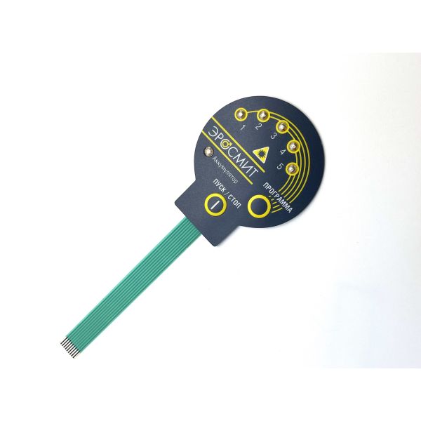 Quality Emboss Type Waterproof Flexible Membrane Switches LED Light For Testing for sale