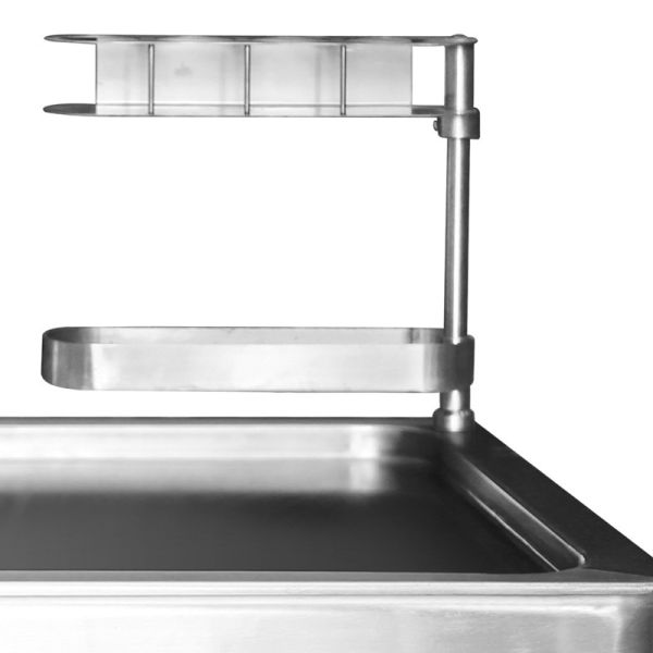 Quality Commercial Kitchen Multifunctional Mobile Teppanyaki Grill Table with Double for sale